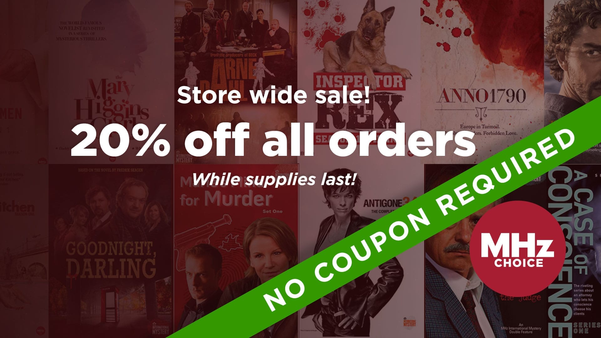 Store Wide Sale: Extra 20% off all DVDs